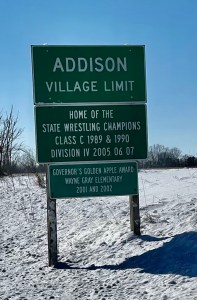 Addison – Michigan – Home of the Home of Signs